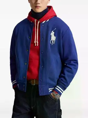 Polo Ralph Lauren Embroidered Fleece Baseball Jacket