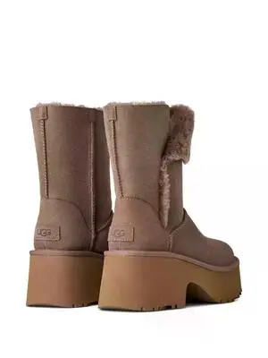 UGG Classic Esmée Platform Trim Boots - Brown