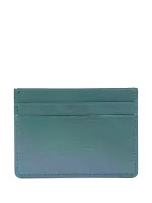 JIL SANDER Logo-print Leather Cardholder - Blue