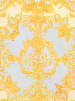Versace 1990s Baroque-print Handkerchief
