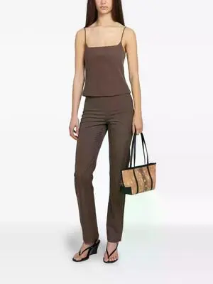 ST. AGNI Fawn Leather Tote Bag