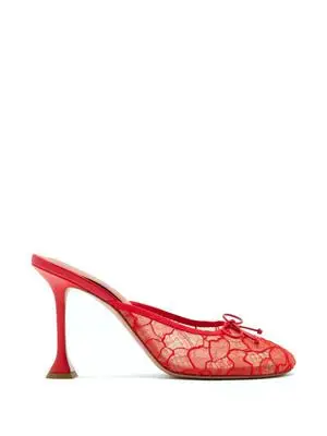 Amina Muaddi High Heel Mules Clogs For Women