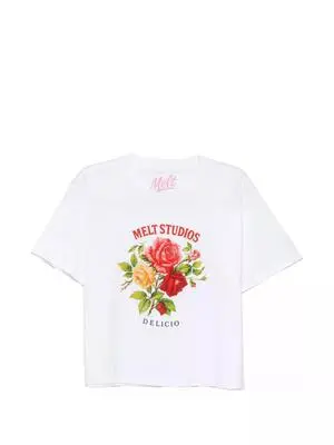 Melt Straight Hem T-shirts For Women