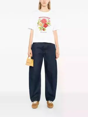 MELT Floral Print Cotton T-shirt