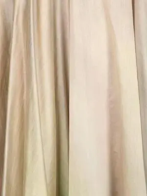 BLANCA VITA Flared Pleated Skirt - Neutrals