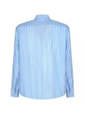 CARRER Vertical-stripe Chest-pocket Shirt
