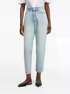 Hugo Logo-embossed Tapered Jeans