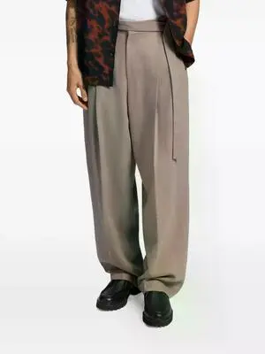 Hugo Belted Pleated Trousers
