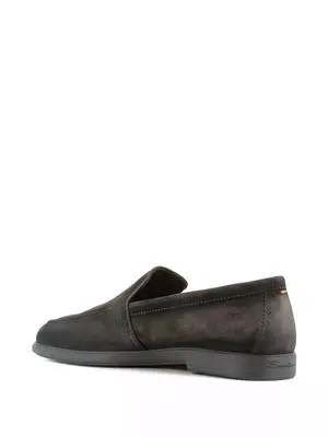 Santoni Suede Loafers