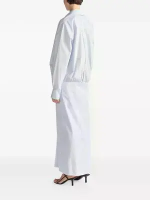 THE ARKOW Margot Striped Maxi Dress