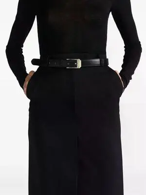 THE ARKOW Anastasia Belt-loops Midi Skirt