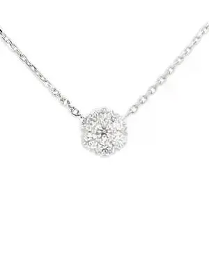 Van Cleef & Arpels 0.73 Carat Diamond Fleurette Necklace In White Gold