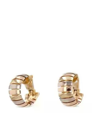 Cartier Tri-colour Tubogas Hoop Earrings