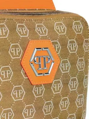 Philipp Plein Monogram Jacquard Messenger Bag