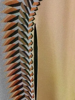 Rabanne Graphic-print Maxi Skirt With Side Slit