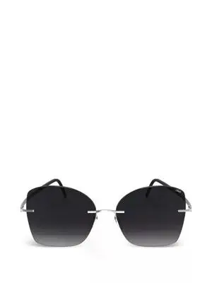 SILHOUETTE Oversized-frame Sunglasses - Silver