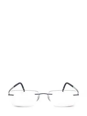 SILHOUETTE Rimless Rectangle-frame Glasses - Silver