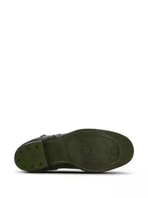FORTELA Engineer Buckle-fastening Leather Boots