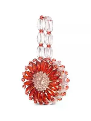 0711 TBILISI Arya Beaded Mini Bag - Red