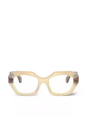 ALAIN MIKLI Geometric-frame Eyeglasses - Neutrals