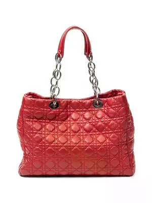 Dior Soft Shopping Tote Bag - Red