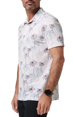 Travis Mathew Featherweight Palms Piqué Polo
