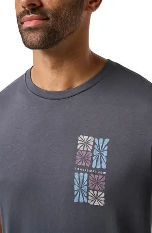 Travis Mathew Cabana Cotton Graphic T-shirt - Ebony