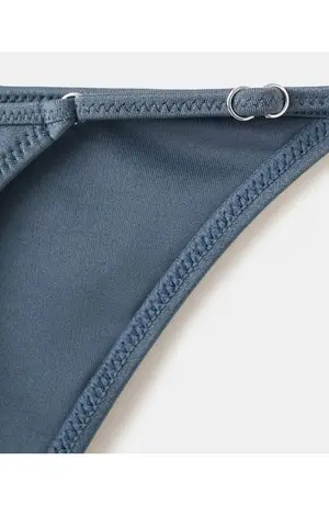 Mango Metallic Bikini Bottoms - Blue