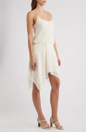 REFORMATION Jessamy Handkerchief Hem Minidress