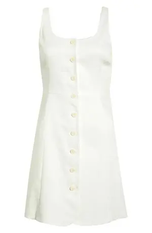 Theory Sculpted Linen Minidress