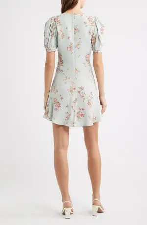 REFORMATION Naira Puff Sleeve Minidress - Dama