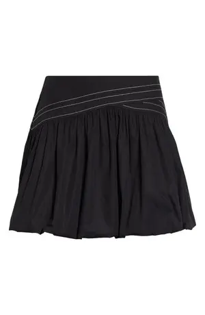 Derek Lam 10 Crosby Bubble Miniskirt - Black