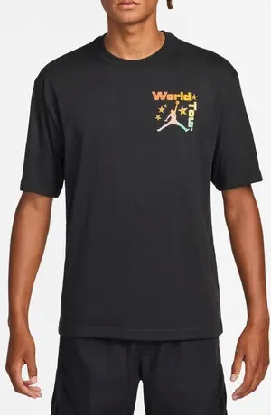JORDAN World Tour Cotton Graphic T-shirt