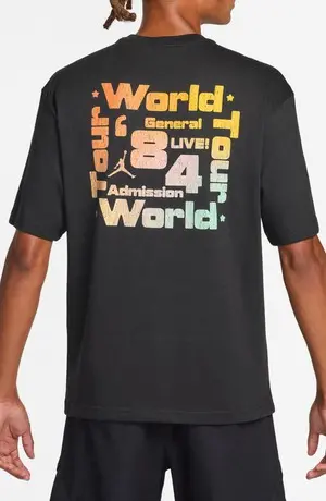 JORDAN World Tour Cotton Graphic T-shirt