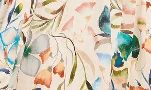 NIC+ZOE Watercolor Floral A-line Midi Dress
