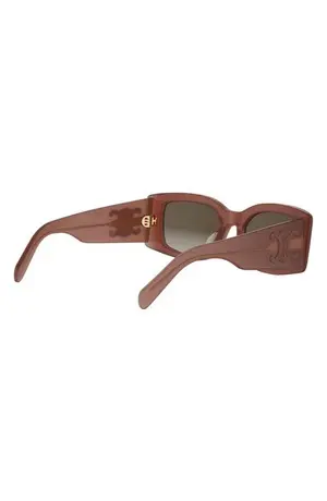 Celine Maxi Triomphe Rectangular Sunglasses