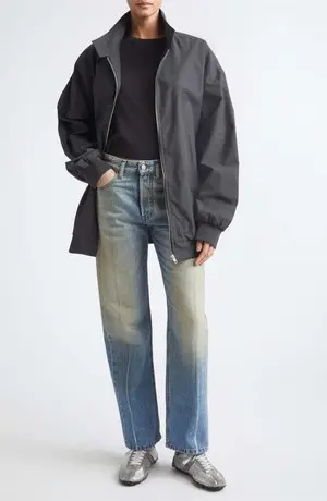 MAISON MARGIELA Oversized Cotton & Nylon Bomber Jacket