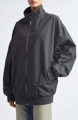 MAISON MARGIELA Oversized Cotton & Nylon Bomber Jacket
