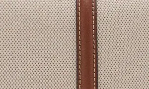 Mango Contrasting Canvas & Faux Shoulder Bag
