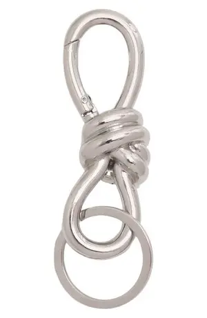 PETIT MOMENTS Tone Knotted Keychain - Silver