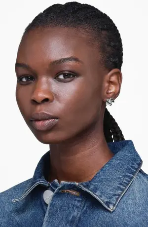Marc Jacobs Daisy Stud Earrings - Silver