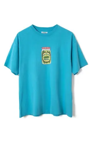DAMSON MADDER Oversize Organic Cotton Graphic T-shirt