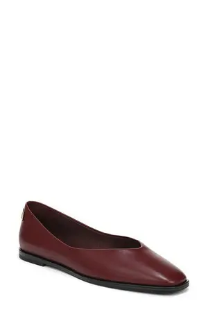Franco Sarto Tesia Square Toe Flat - Red