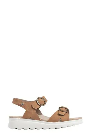 WOLKY Voyage Ankle Strap Sandal - Tan