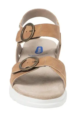 WOLKY Voyage Ankle Strap Sandal - Tan