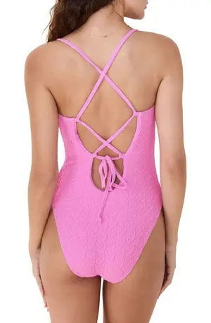ANDIE The Fiji Long Torso One-piece Swimsuit - Frosting