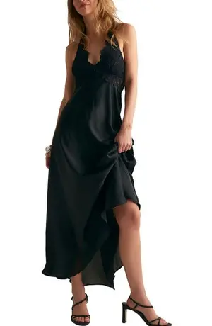 Free People Petal Party Midi Slipdress