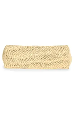 Mulberry Crochet Raffia Tote