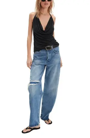 Free People Veda Cowl Neck Top