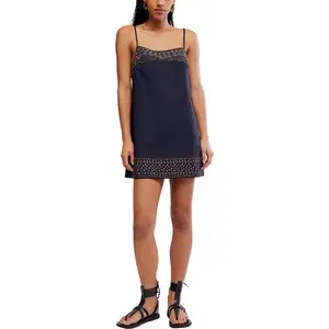 Free People Sunspell Beaded Mini Dress